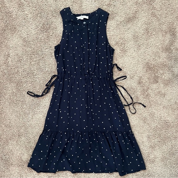 LOFT | Dresses | Loft Navy Blue Star Dress | Poshmark